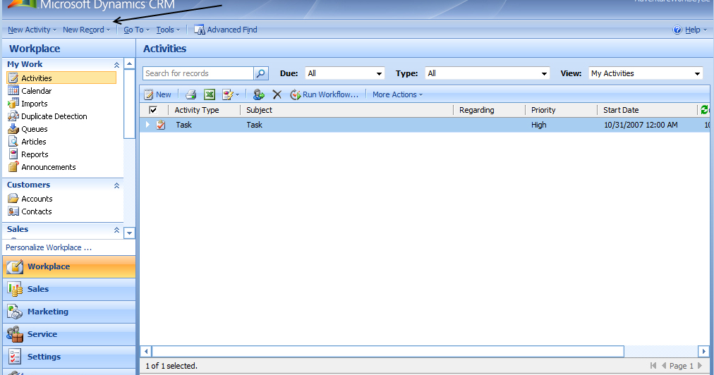 Dynamics Crm Pragmatism Mscrm 4 0 Remove New Record