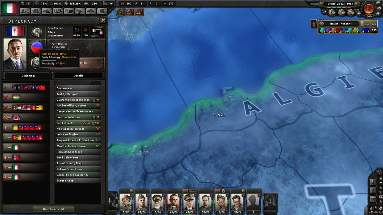 Italy - HOI4 - Further Redeployment