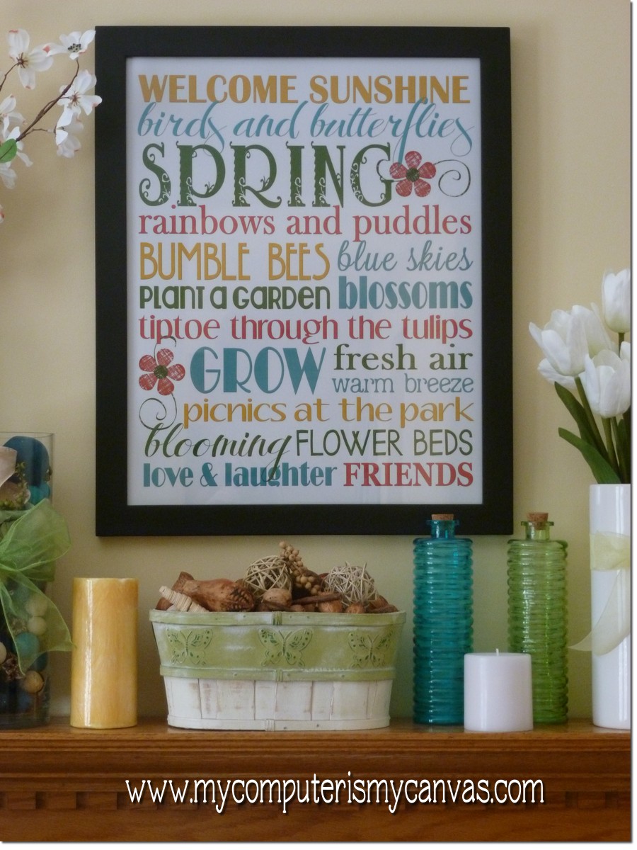 SPRING Subway Art is here! - My Computer is My Canvas