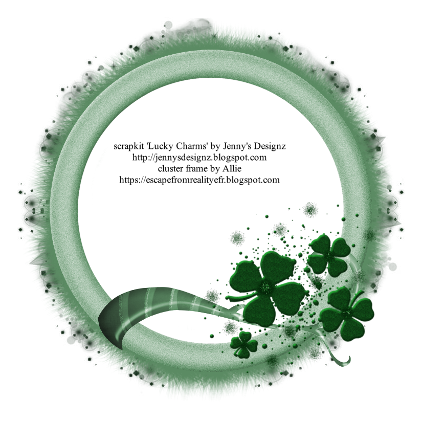 Escape From Reality Blog: FTU Cluster Frames "Lucky Charms"