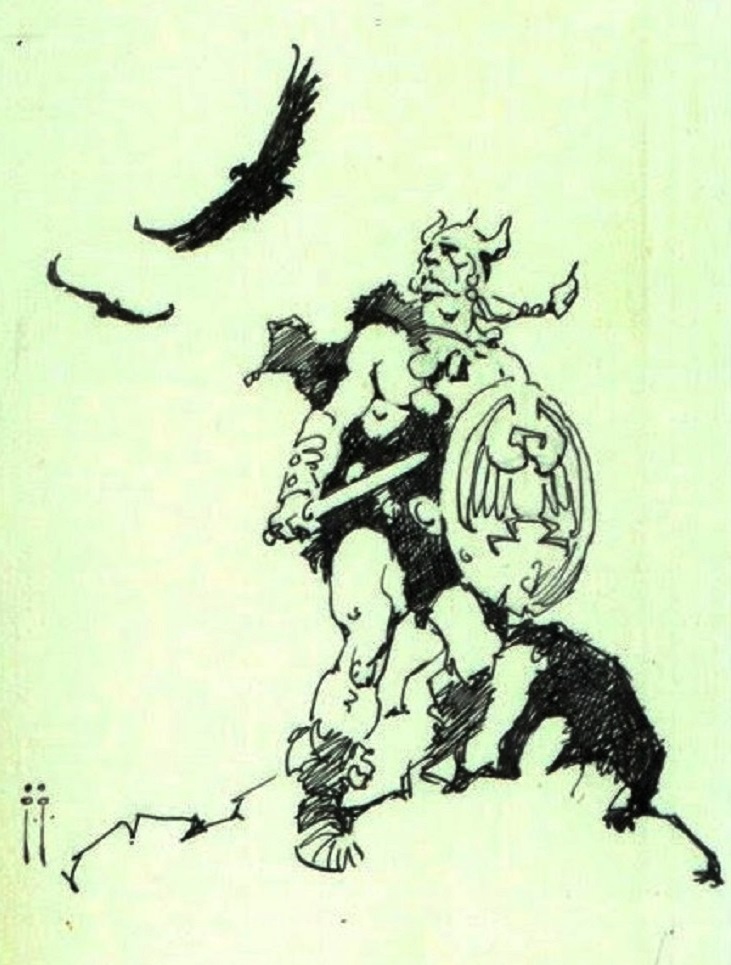 Cap'n's Comics: Vulture Viking by Frank Frazetta