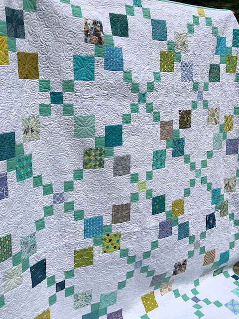 KayakQuilting: Finished - Breaking Up Irish Chain