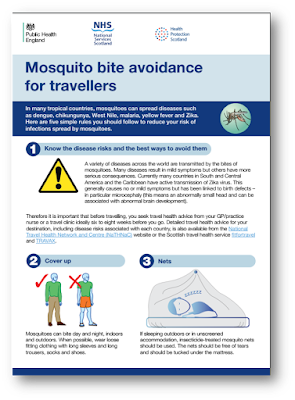 Jane Chiodini's Blog: Mosquito Bite Avoidance Leaflet