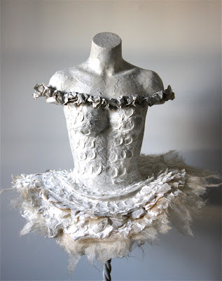 Kell Belle Studio: Anita Rivera: Paper Mâché Ballet Tutu