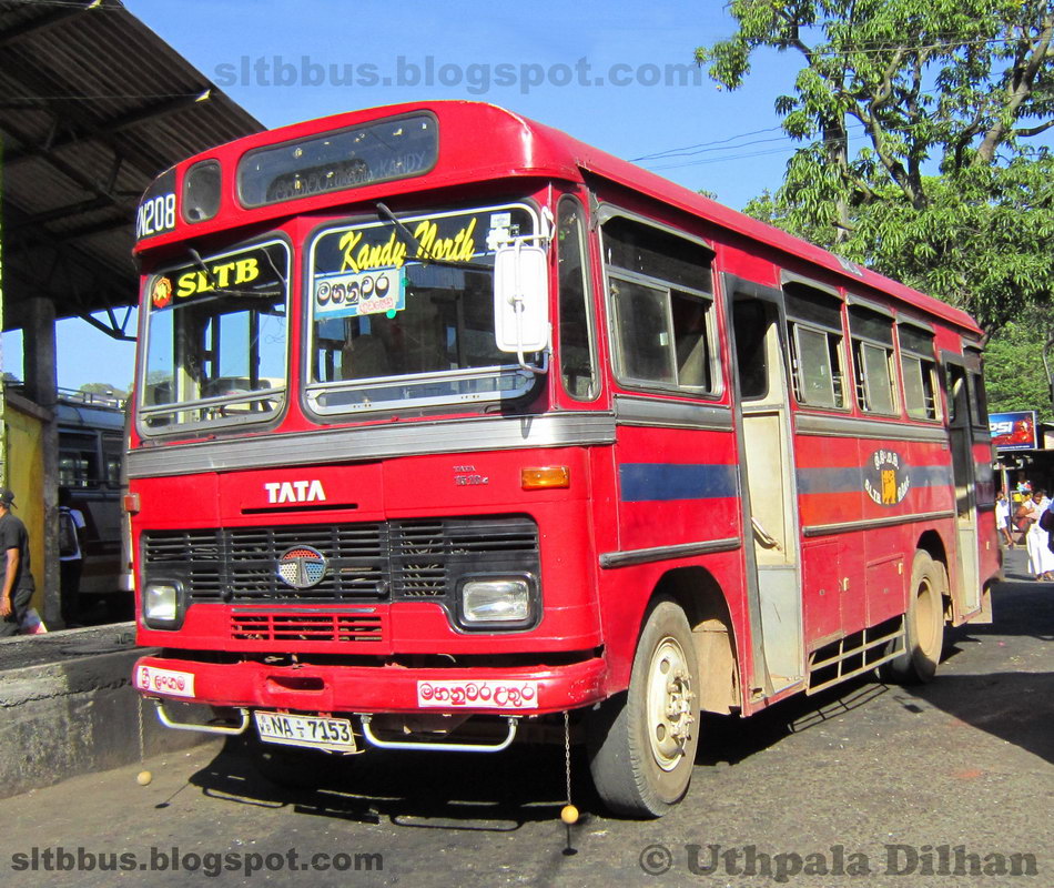SLTB buses - ශ්‍රී ලංගම බස්: Ruby bodied TATA LP 1510/42 Turbo bus from ...