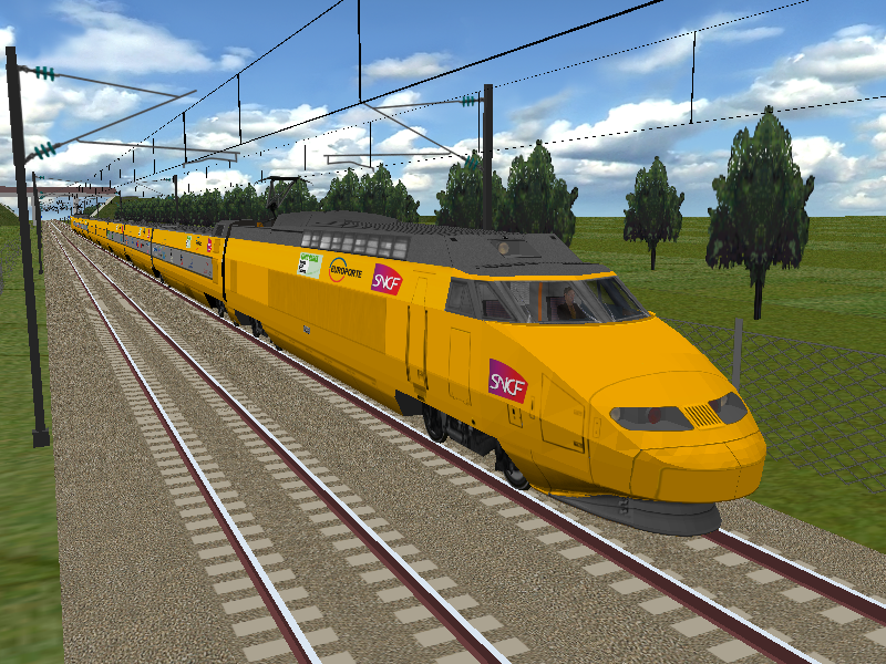 High Speed Trains OpenBVE: TGV La Poste - Europorte