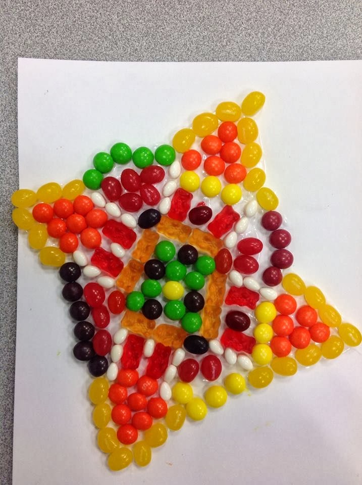 WFL Children's Room Blog: Candy mosaic photos