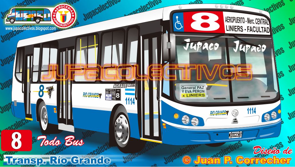 Recorridos de colectivos: Linea 8 del Gran Buenos Aires