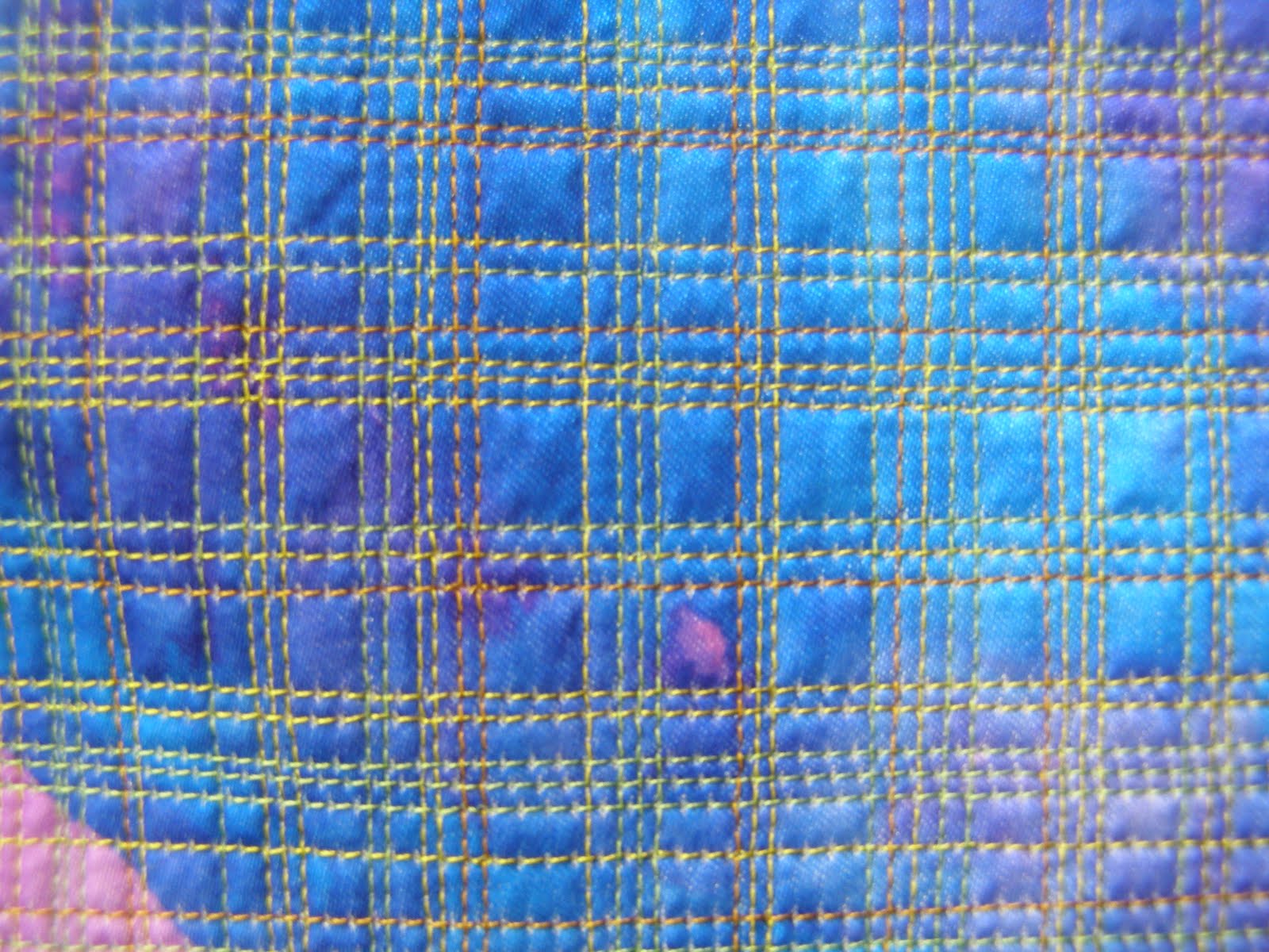 Liz Benjeddi Textile Art: Module 1 Chapter 3 straight stitch samples