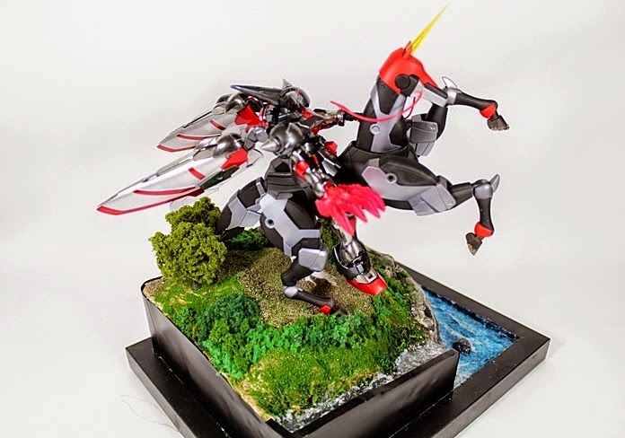 Gundam Family: HGUC 1/144 Master Gundam + Fuunsaiki Diorama Custom Build