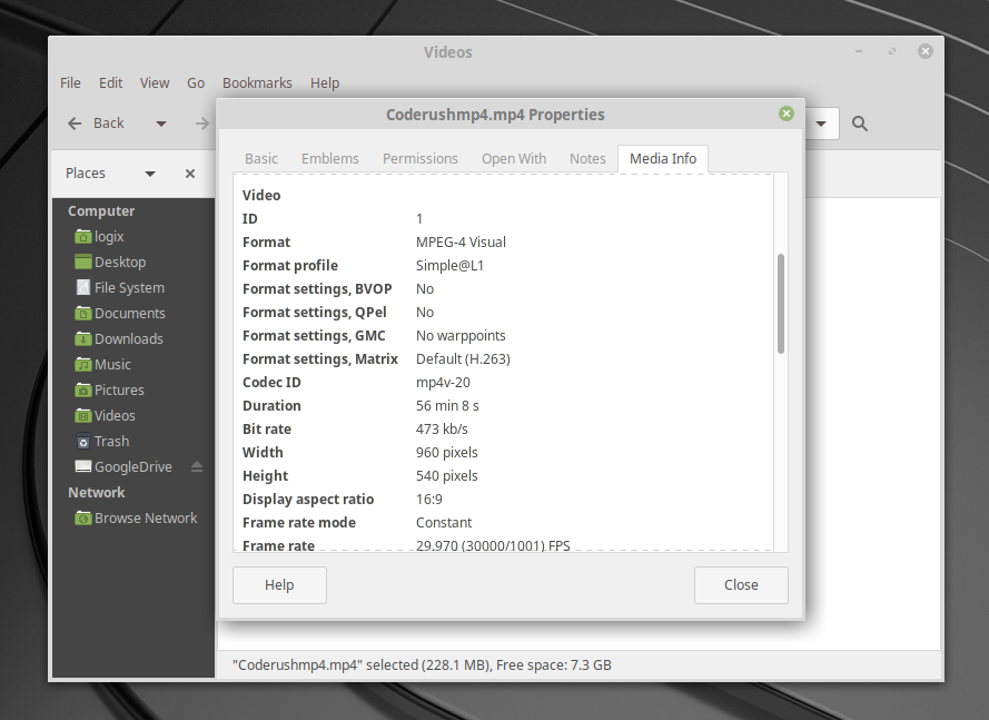 Display Extensive Media Information In Nautilus, Nemo Or Caja Using ...