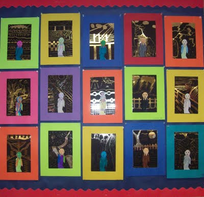 my artful nest: artist inspired scratch art