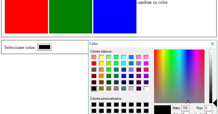 Cómo cambiar el color de un elemento usando su clase en JavaScript