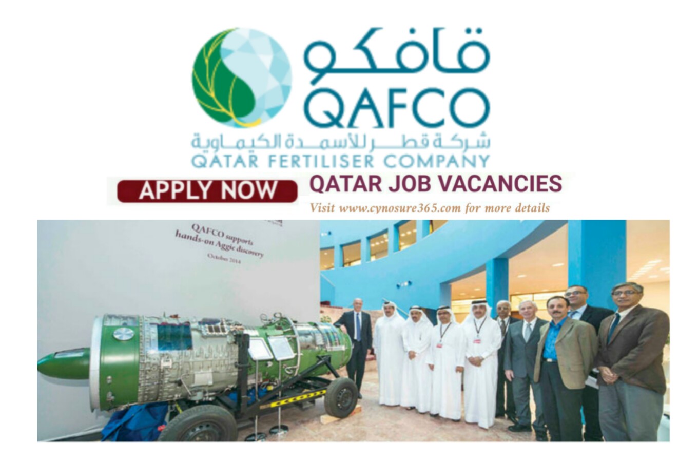 QATAR FERTILISER COMPANY JOB VACANCIES - CYNOSURE365
