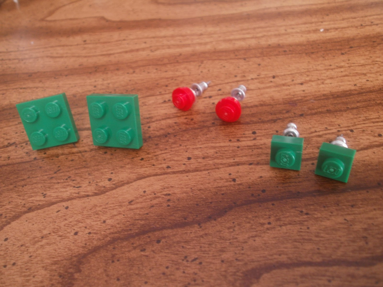 Forever Sew Cute: Lego Earrings - My Creation