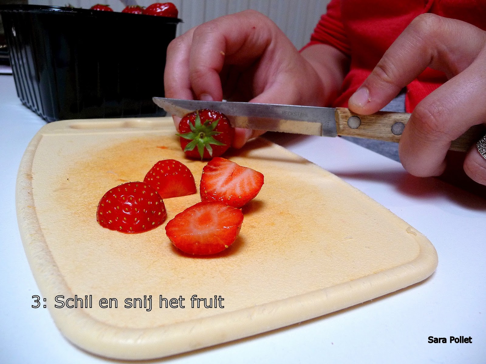 fruitsla: Fruitsalade maken en eten!