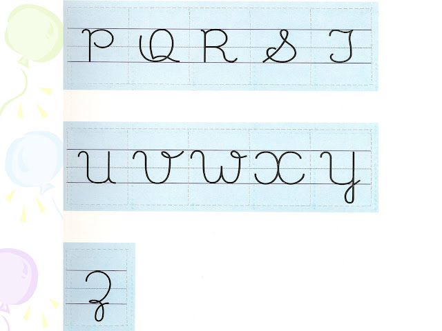 Da Letra de Imprensa à Letra Cursiva. - Atividades de Caligrafia