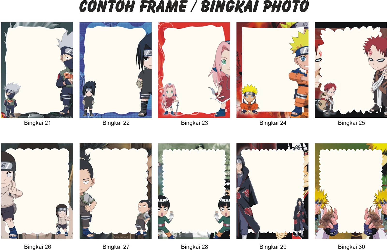 Digital Printing: Contoh Frame/Bingkai Photo