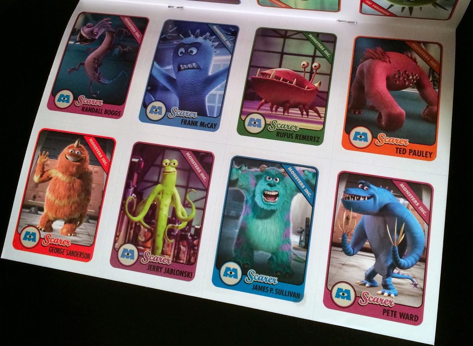 Dan the Pixar Fan: Monsters University: "Scaring All-Stars" Coloring ...
