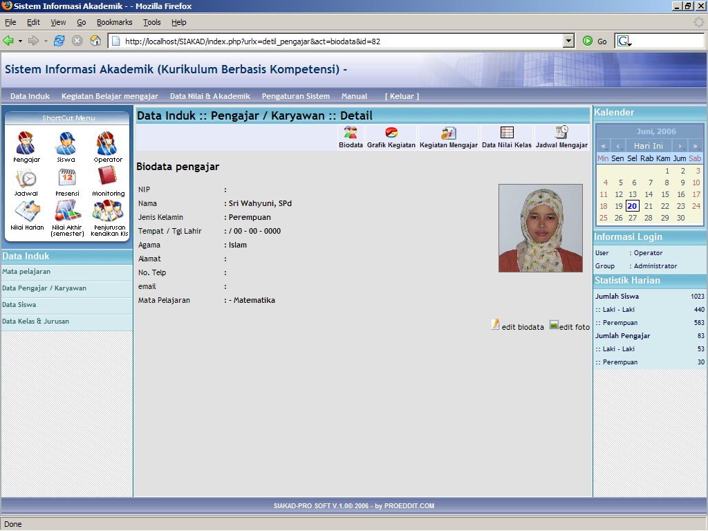 Jual Sistem Informasi Akademik: Software Sistem Informasi Akademik SD ...
