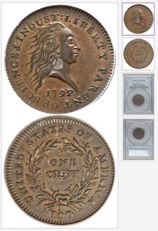 TYWKIWDBI ("Tai-Wiki-Widbee"): A "silver center cent" recently sold for ...