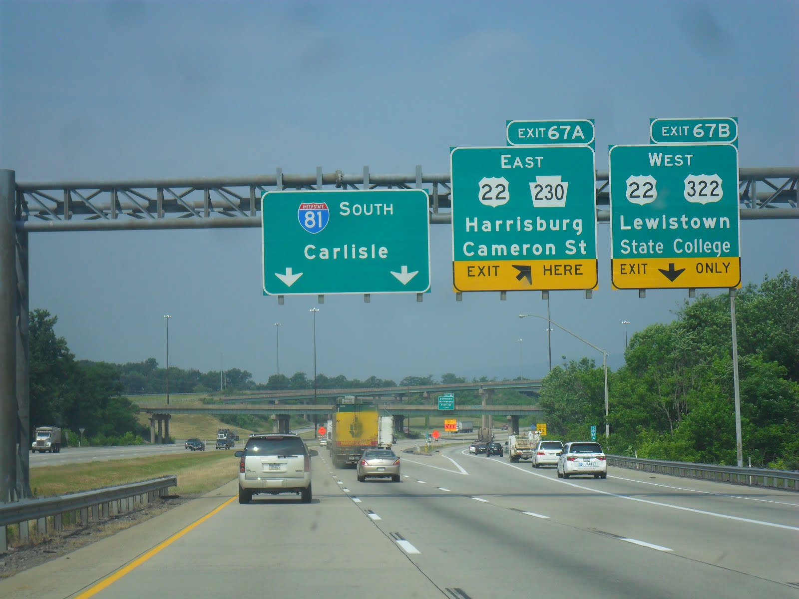 Luke's Signs: Interstate 81 - Harrisburg, Pennsylvania