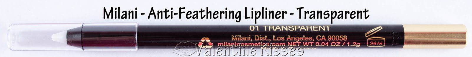 Valentine Kisses: Milani Anti-Feathering Lipliner in Transparent - pics ...