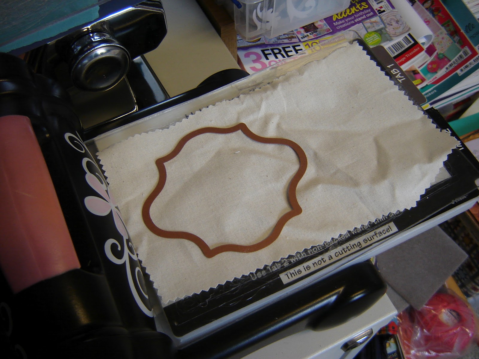 That Craft Place DT Inspiration Blog: Tutorial - Stamping on Fabric