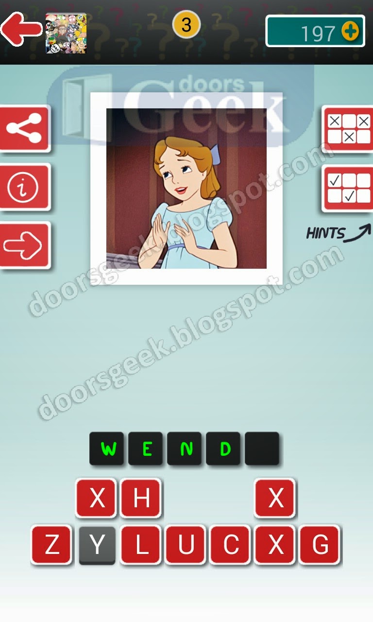 Guess The Cartoon Level 37-3 ~ Doors Geek