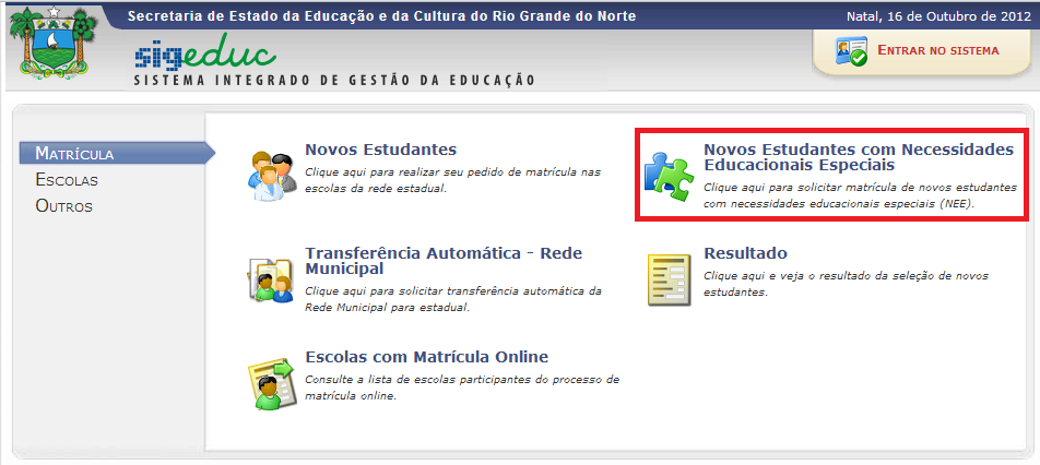 SIG Software e Consultoria em Tecnologia da Informação: Matrícula ...