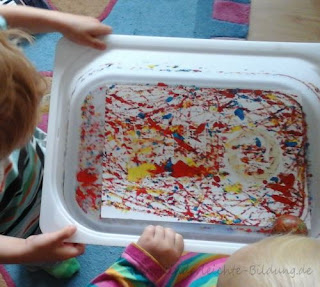 Namensbilder mit der Murmeltechnik