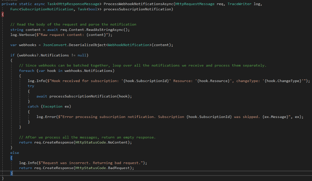 Hansamali Gamage: .NET Core app that talks with Graph API and Azure functions