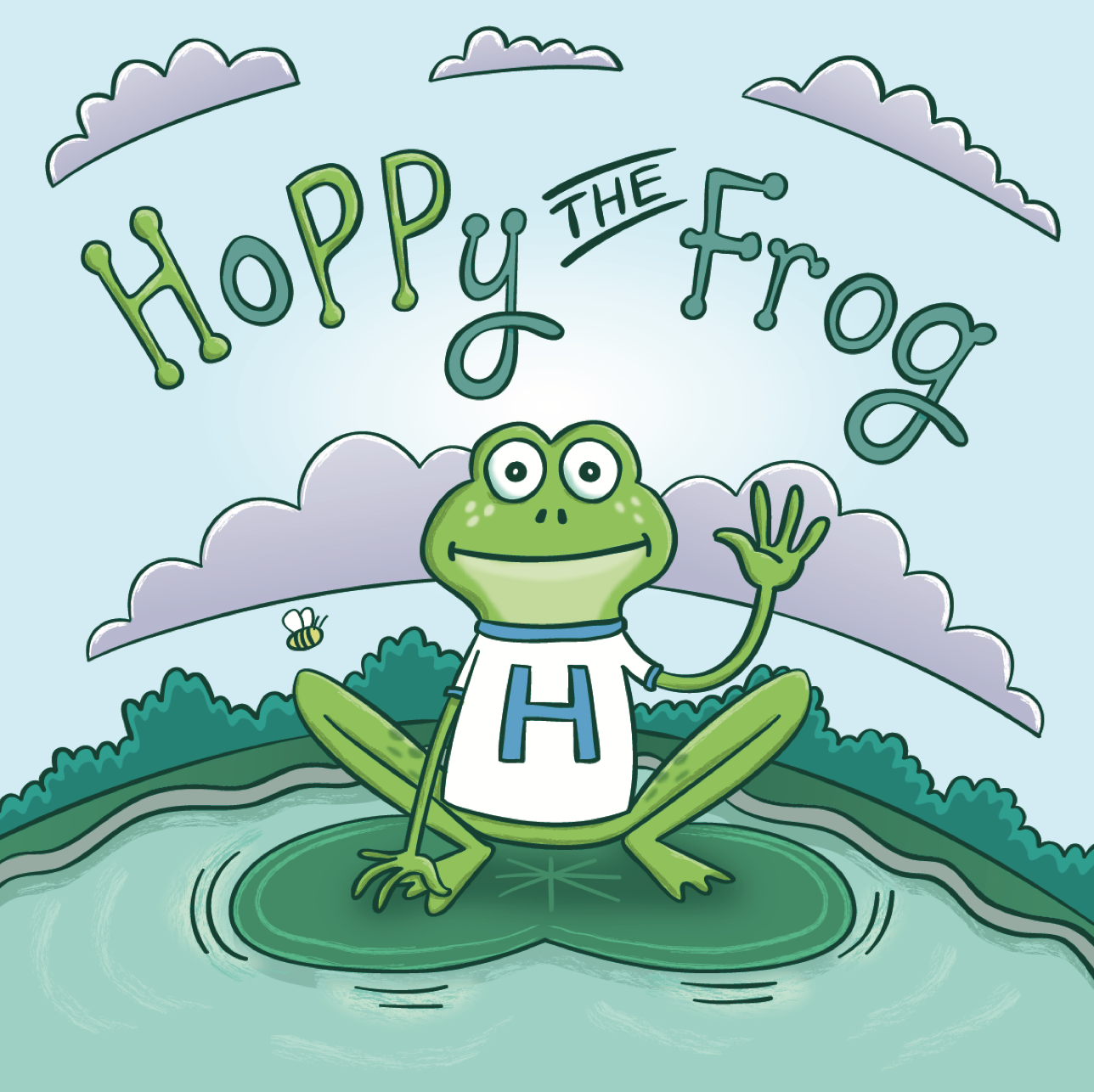 QuinkyArt: Hoppy The Frog