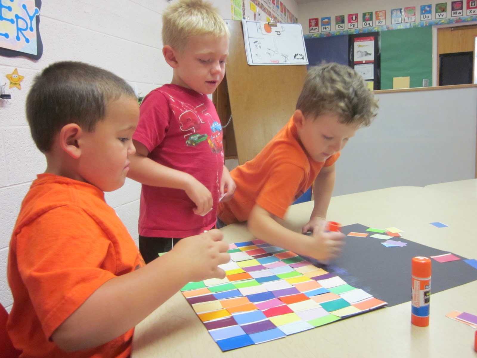 The Very Hungry Preschoolers: Cooperative Art