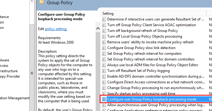 Techies Sphere: What is Group Policy Loopback Processing in Active Directory?