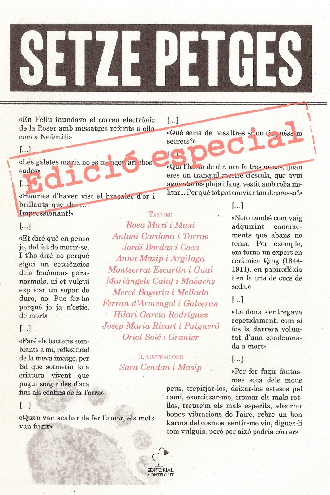 ELS SETZE PETGES: 2012