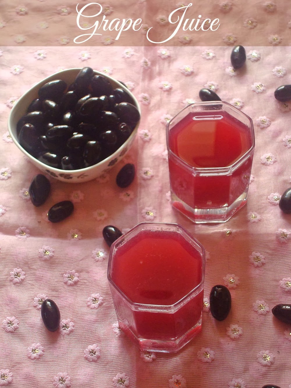 Cook like Priya: Grape Juice Recipe | Easy Fruit Based Juice Recipe