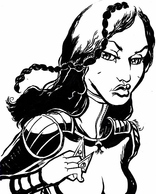 The Art of Samax Amen: New Drawing- "Allumette" by @SamaxAmen