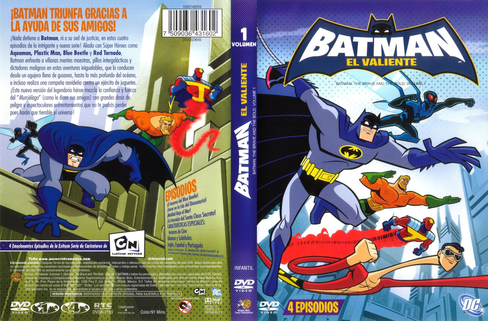 CATALOGO INFANTIL: Batman el valiente - 1ª Temporada (2 DVD)