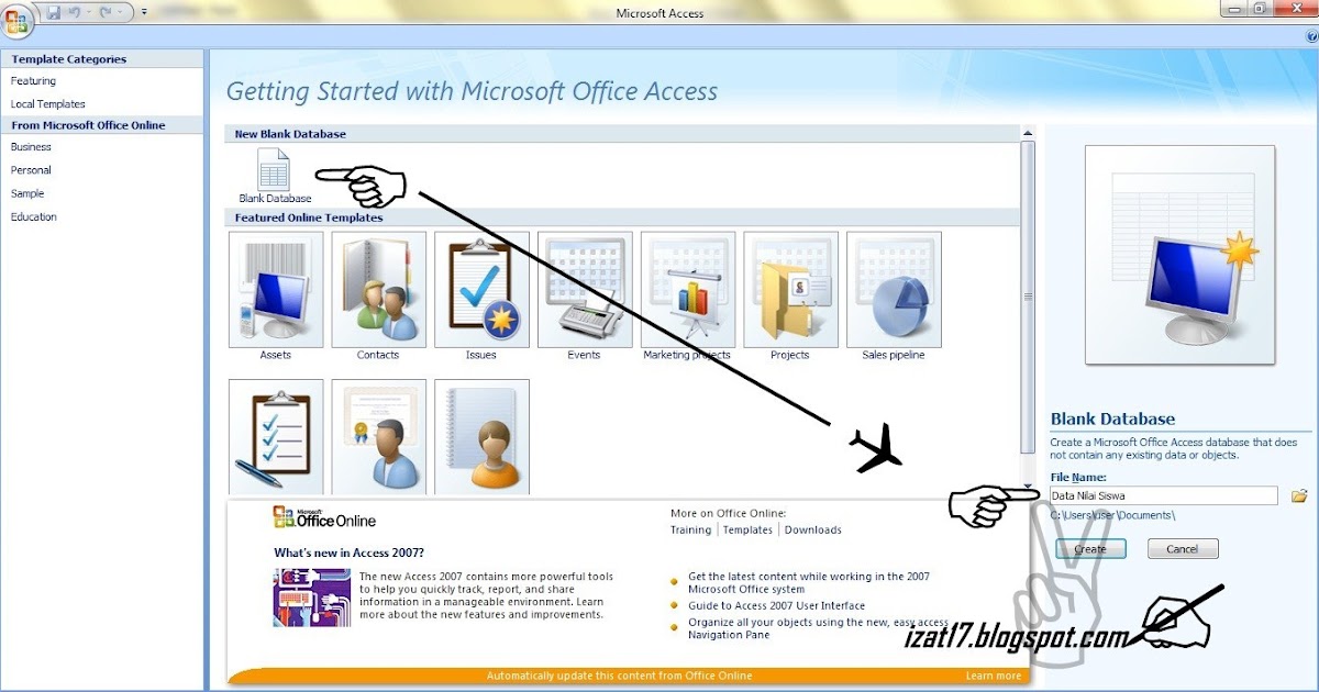 Microsoft Acces ~ Blog untuk UAS