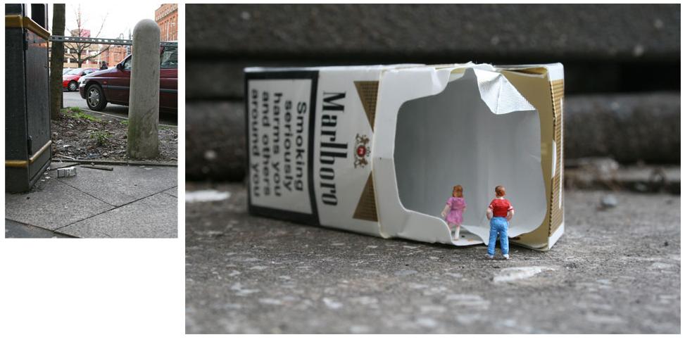 The Small Galleon: slinkachu.