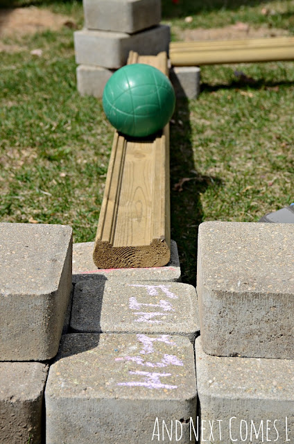 DIY Ball Run for Kids: Building with Loose Parts in the Backyard | And ...