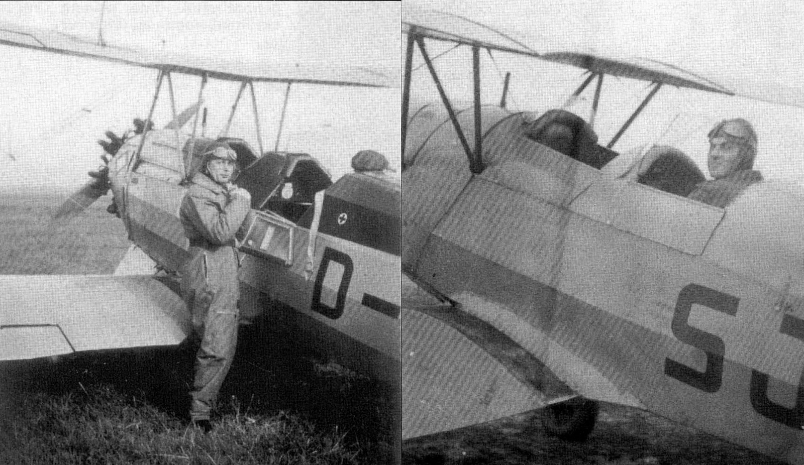 Men of Wehrmacht: Luftwaffe Student Pilots with their Aircraft