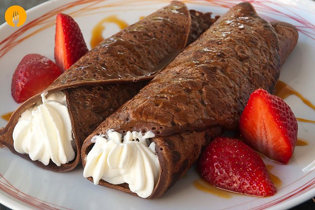 RECETAS DE CHOCOLATE: Crepes de Chocolate
