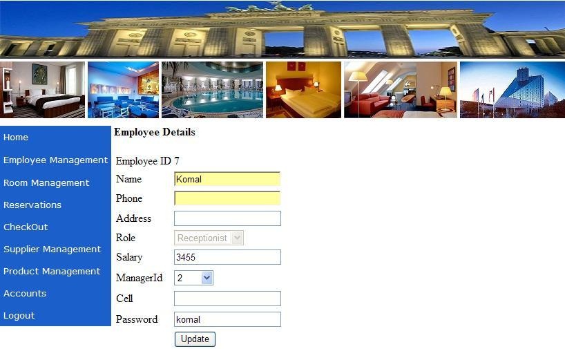 Hotel Management System Database Project Using Asp Net C Sql Server