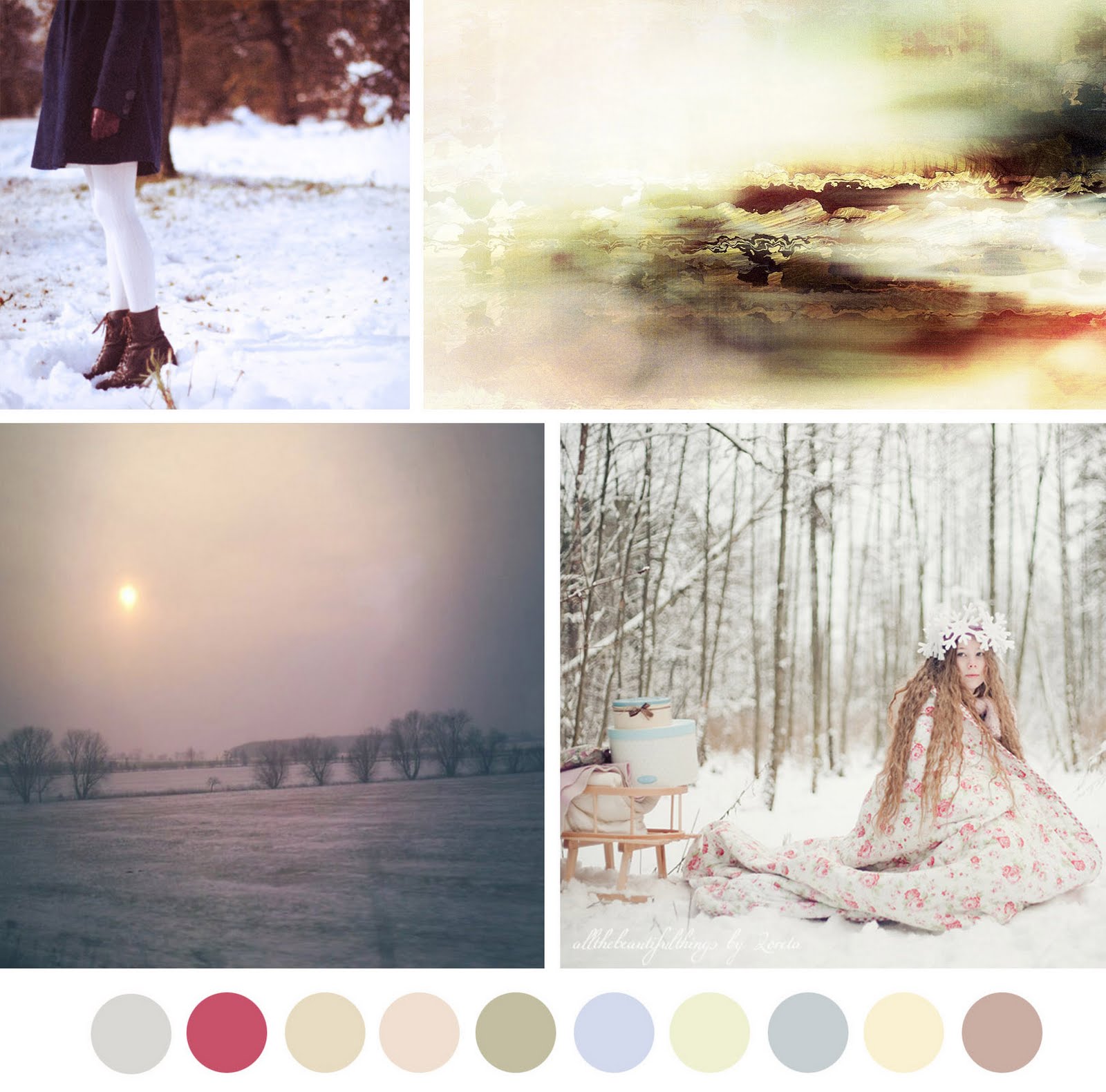 Snow in a Teapot: Design Blog: Monday Mood Board: Winter Whites