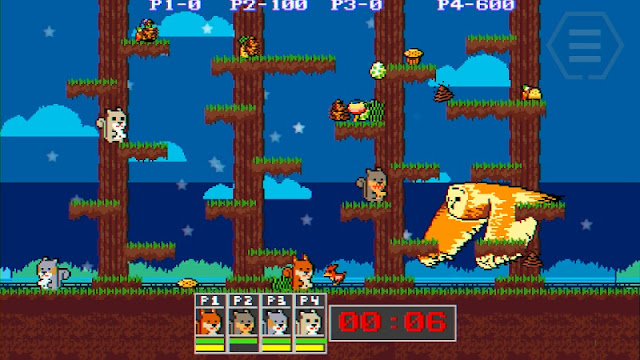 Indie Retro News: Squirrel Away - Play with up to 4 players in this ...