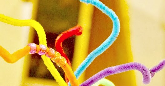 Pipe Cleaner and Beads Color Matching Tree | School Time Snippets