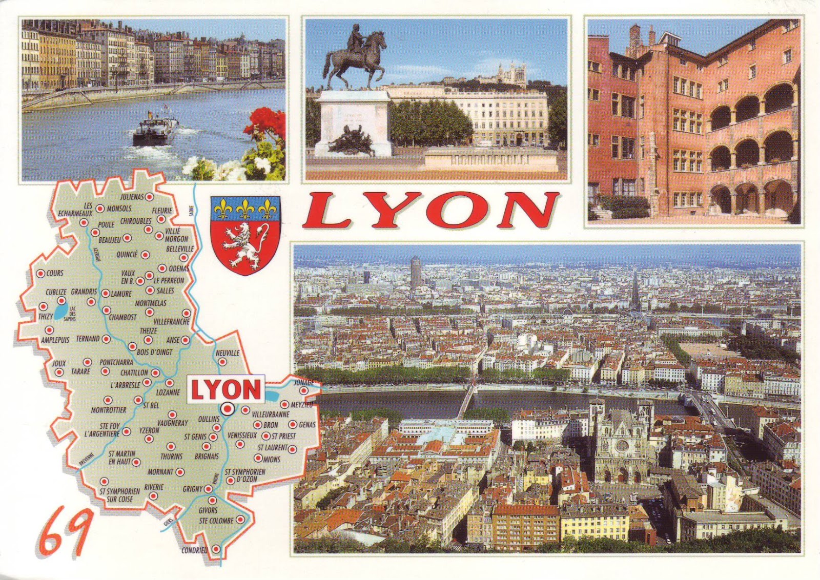 The World in Postcards - Sabine's Blog: Lyon, France (UNESCO)