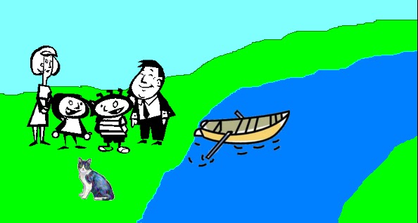 Cuarto curso. CP Parque Sur.: ¿Cómo puede cruzar un río una familia con ...